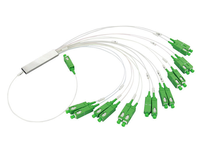 16 Yollu PLC Fiber Optik Bölücü Singl Modu SC APC Mini Çelik Boru Yapısı